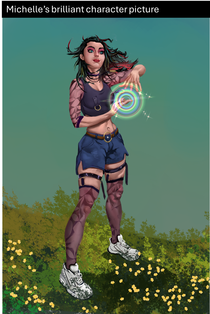 Developing a story card with Michelle Artistry – Alyson Madden-Brooker